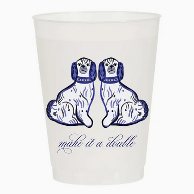 Sip Sip Hooray Make It A Double Frosted Cups – Monkee's of Myrtle Beach