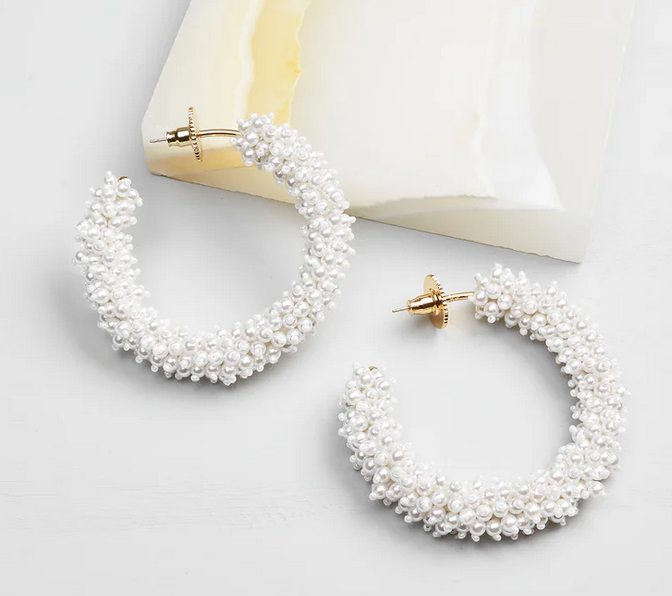 MG Taylor Mini Hoop / White Gold – Monkee's of Myrtle Beach